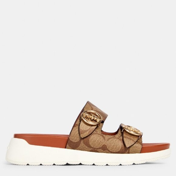 Coach | Shoes | New Coach Khakisaddle Gable Sandal | Poshmark